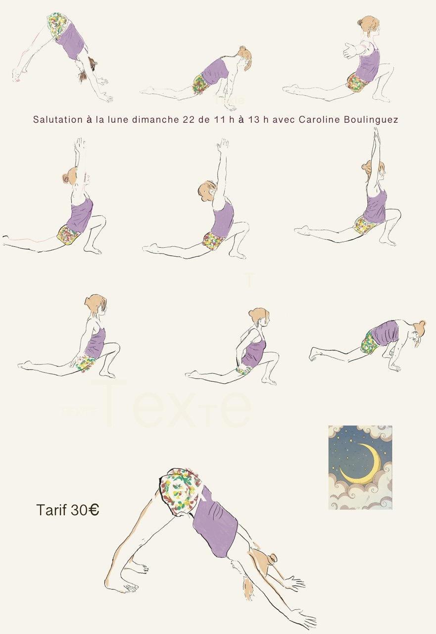 salutation a la lune, pranayama, meditation bija mantra - Samasthiti studio